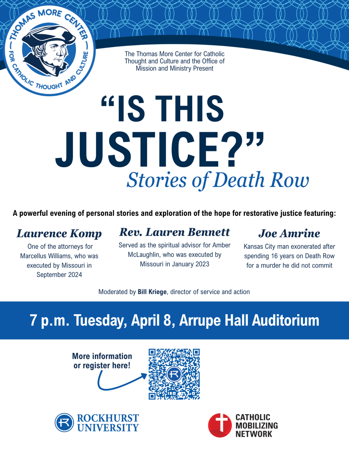 Is this Justice? Stories of Death Row Panel Discussion - KC Common Good