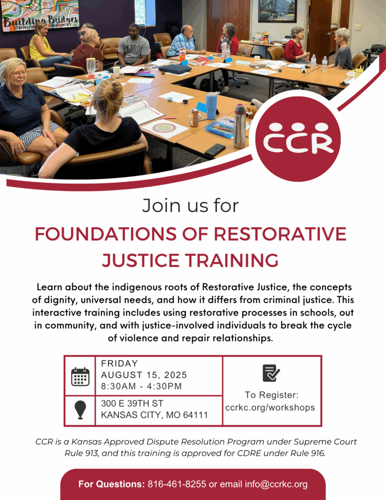 Foundations of Restorative Justice - KC Common Good