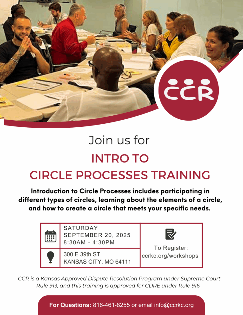 Intro to Circle Facilitation - KC Common Good